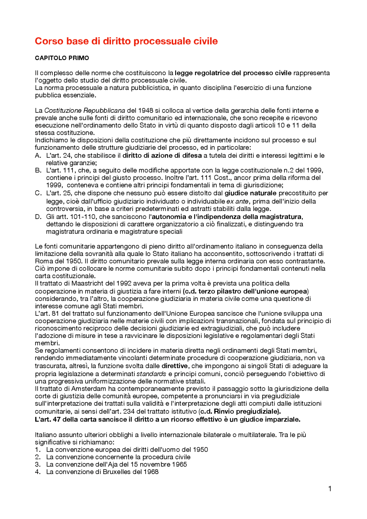 Corso Base Di Diritto Processuale Civile Di Arieta De Santis
