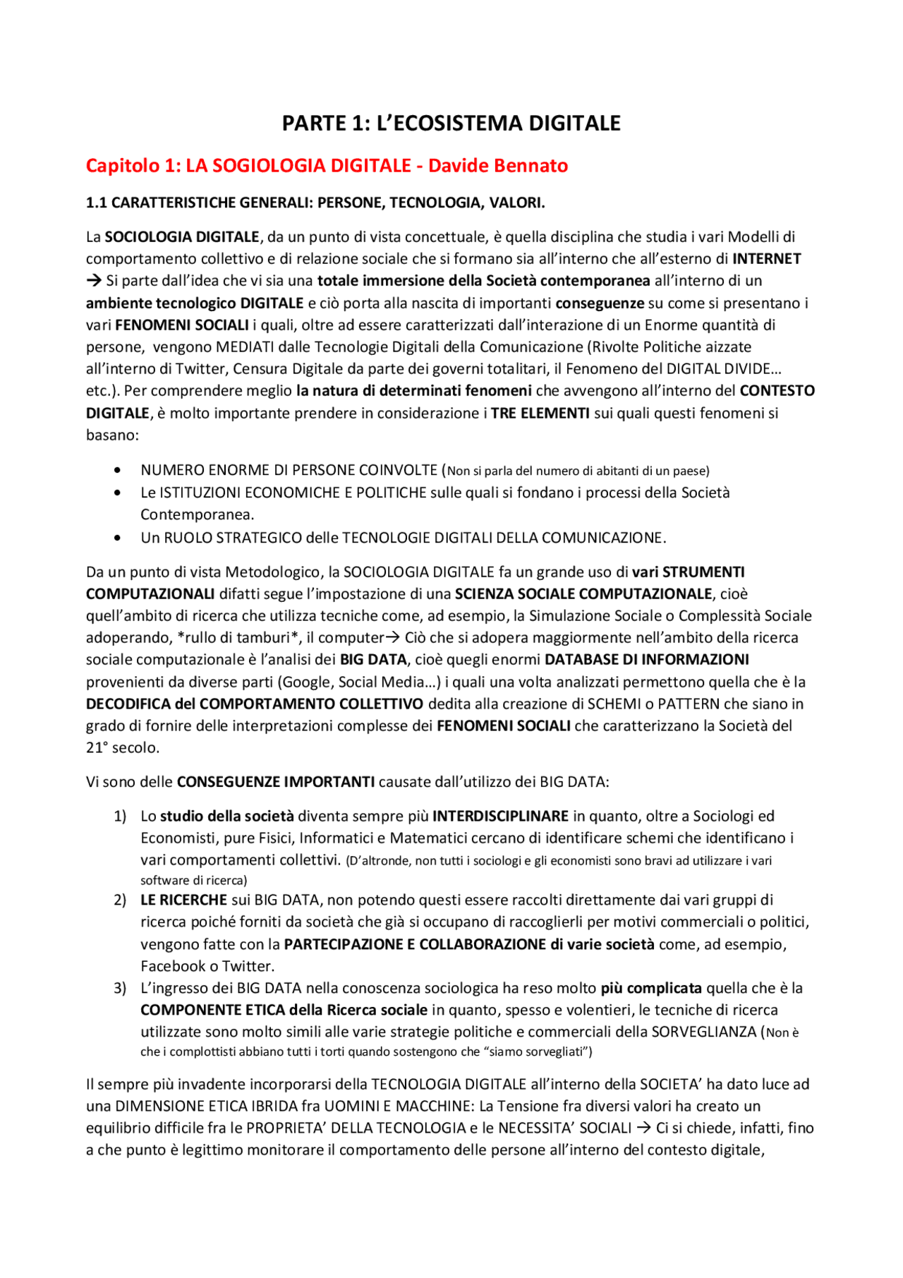 Comunicare Digitale Chieffi Docsity