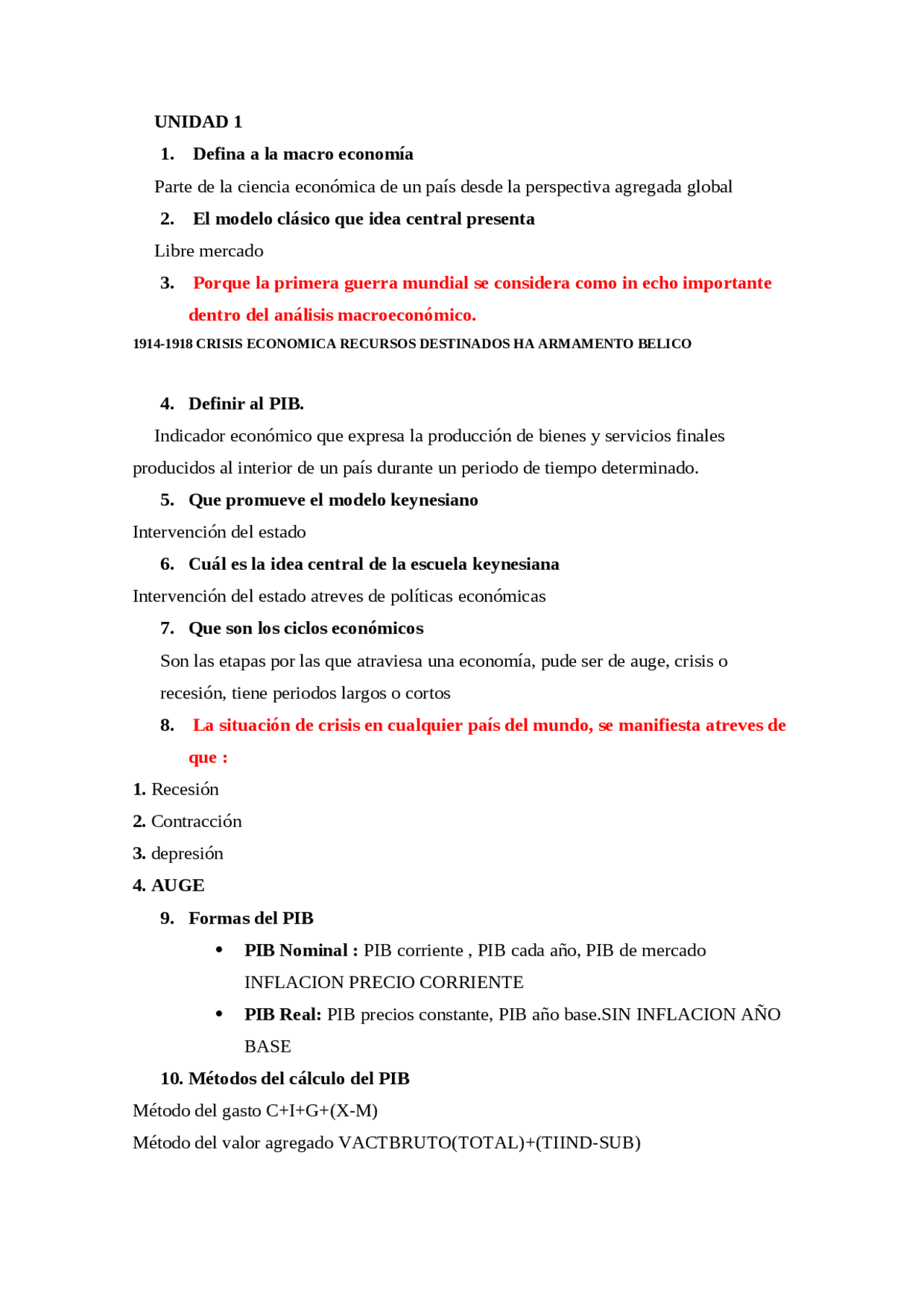 Macroeconomia Apuntes Clase Apuntes De Macroeconomía Docsity