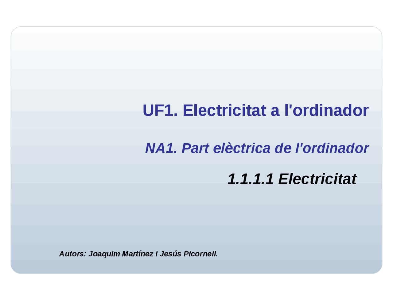 Electricitat Teoria y introducción - Docsity