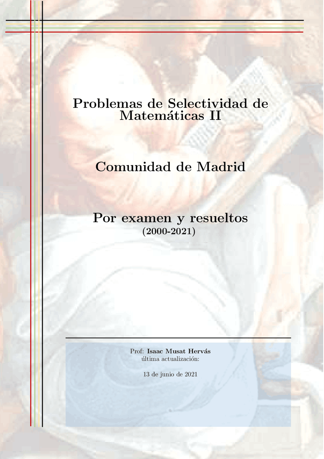 Exámenes De Selectividad De Matemáticas Ii Docsity