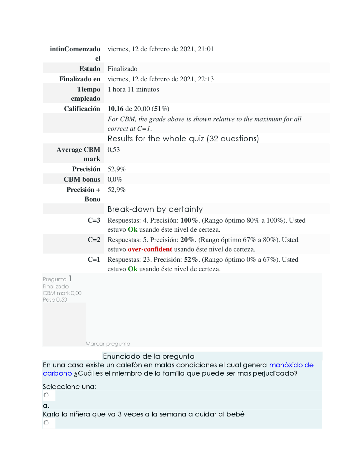 Prueba con todas las preguntas de toxi - Docsity