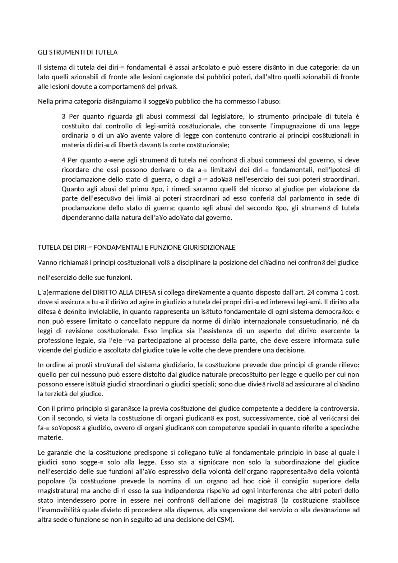 Diritti Fondamentali Docsity