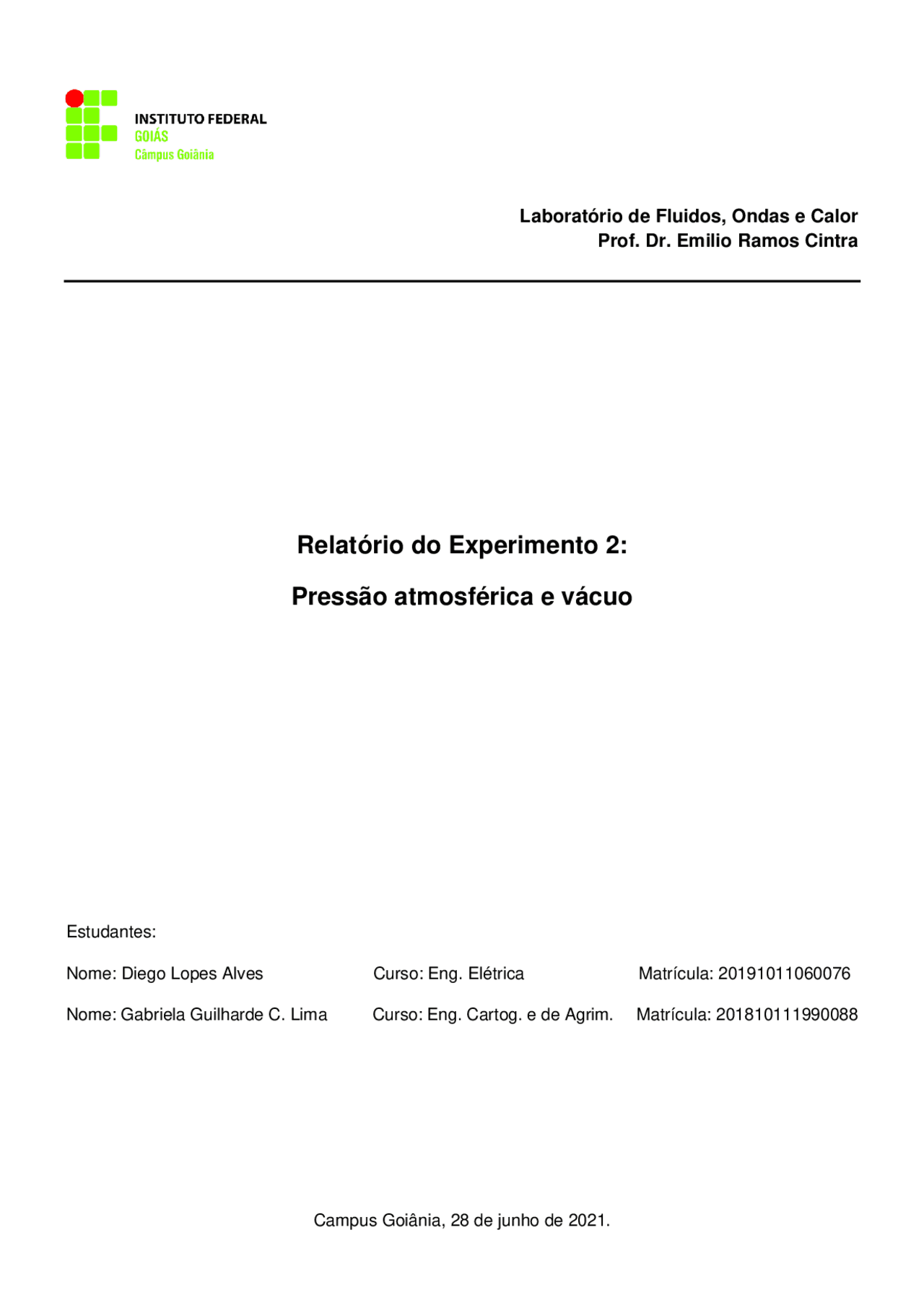 Física Experimental Docsity