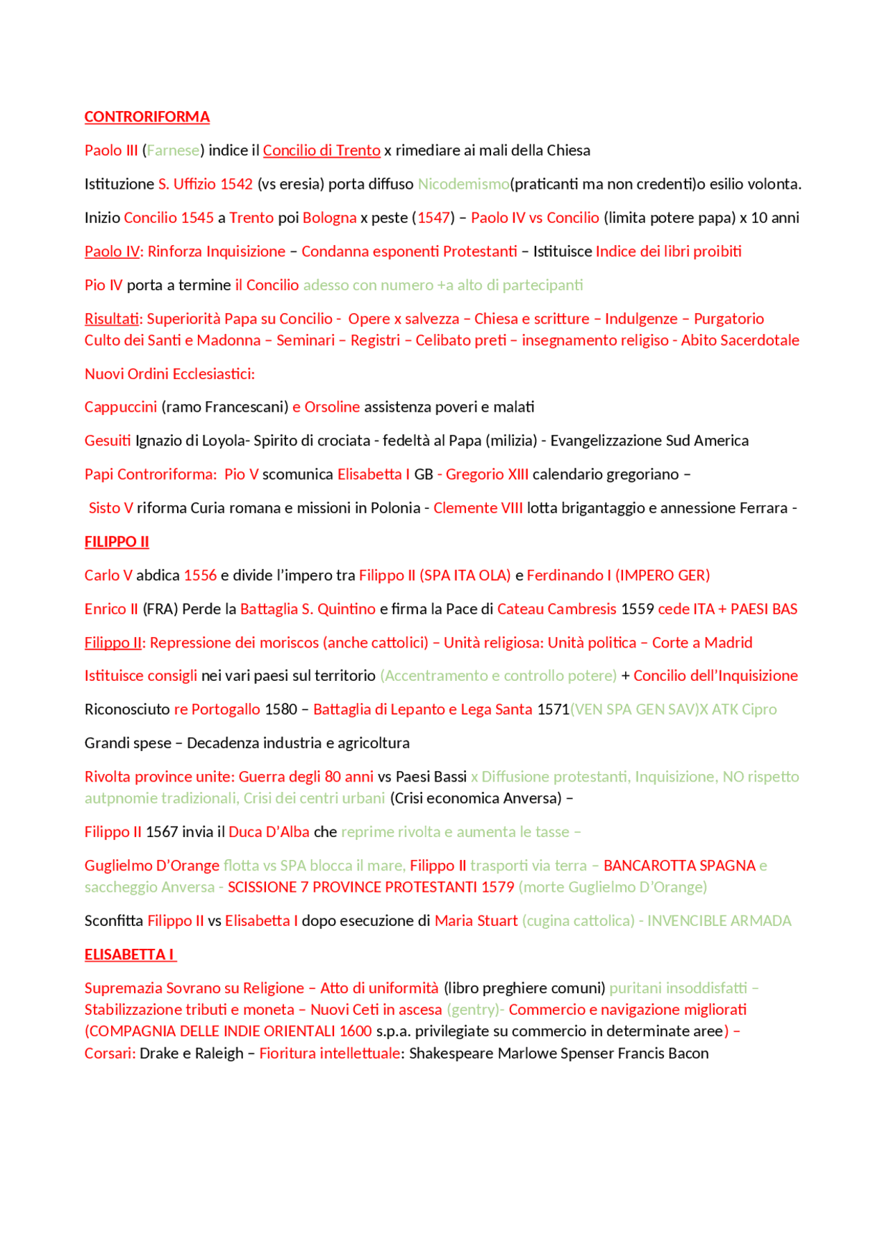 Riassunto Capitoli 10-11 Carlo capra Storia Moderna | Resúmenes de ...