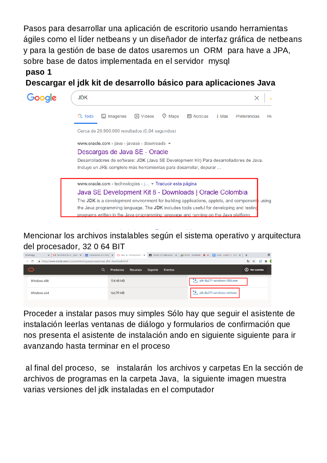 Desarrollo de app java - Docsity
