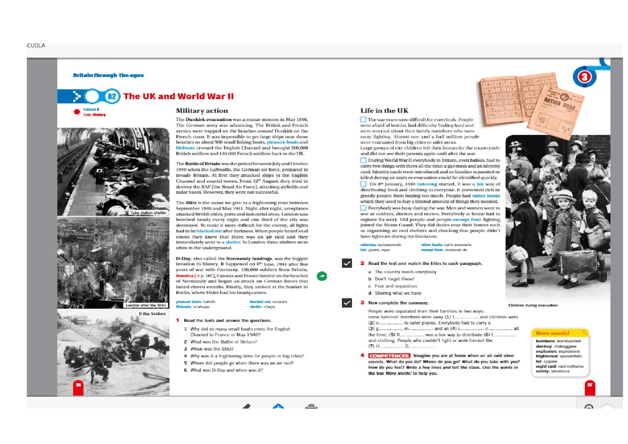 Second world war lettura e comprensione - Docsity