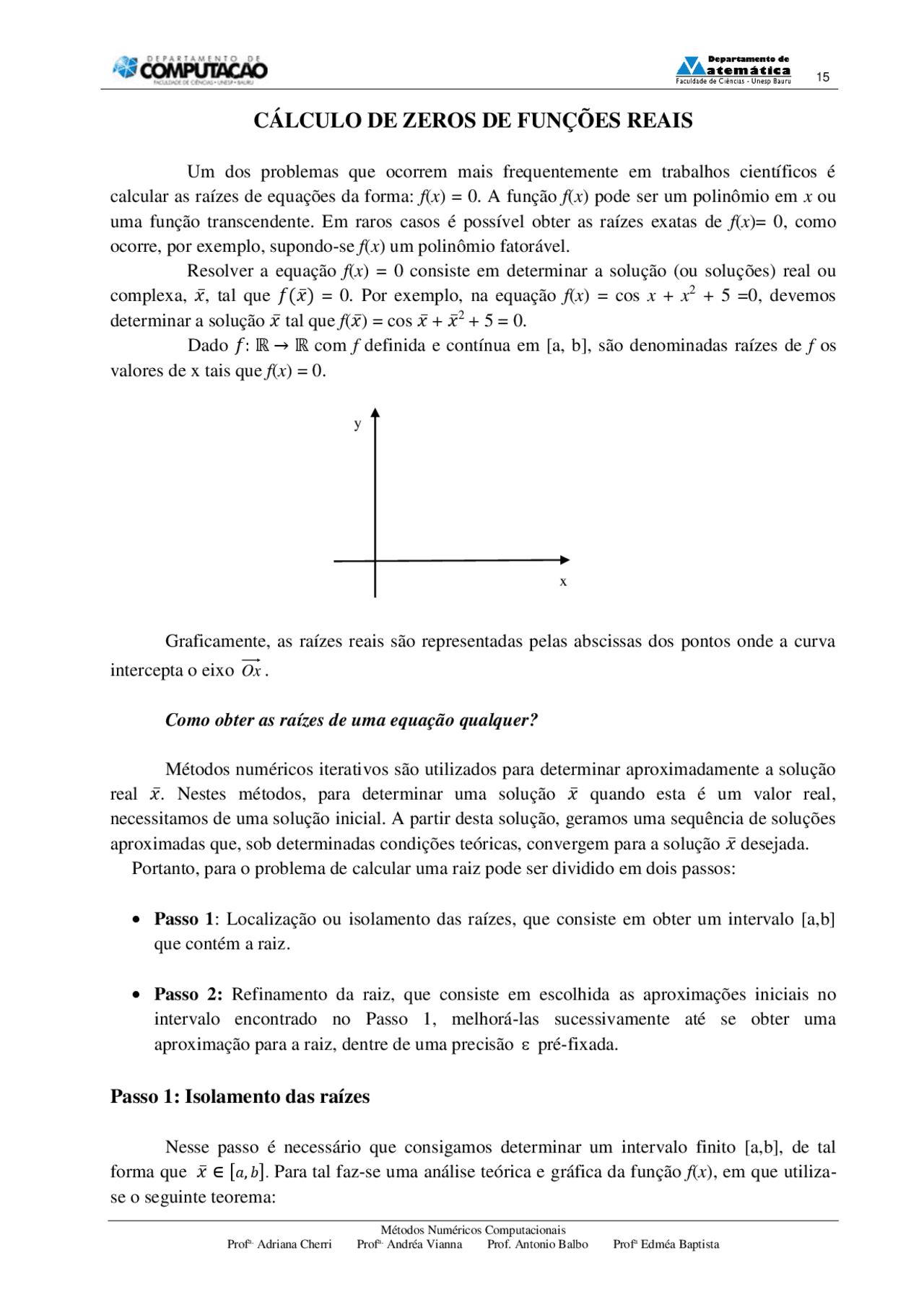 Métodos Iterativos E Exercícios Docsity