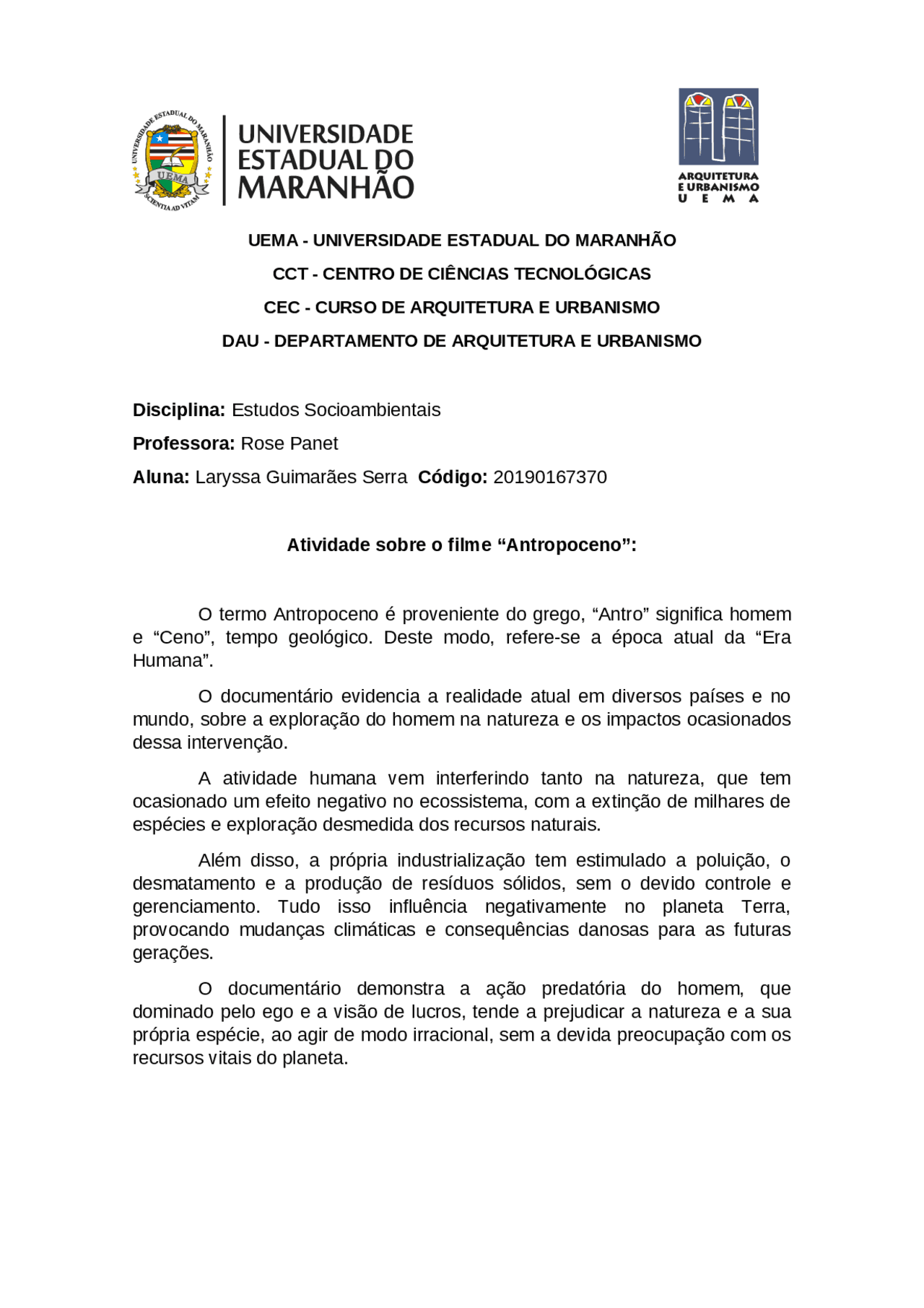 Atividades Arquitetura Docsity