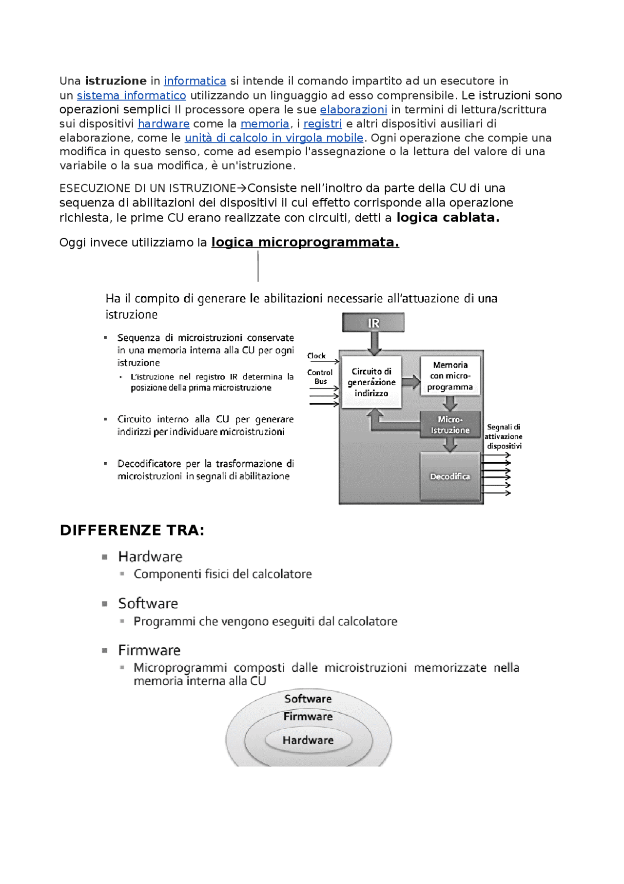Appunti Esame Informatica Docsity