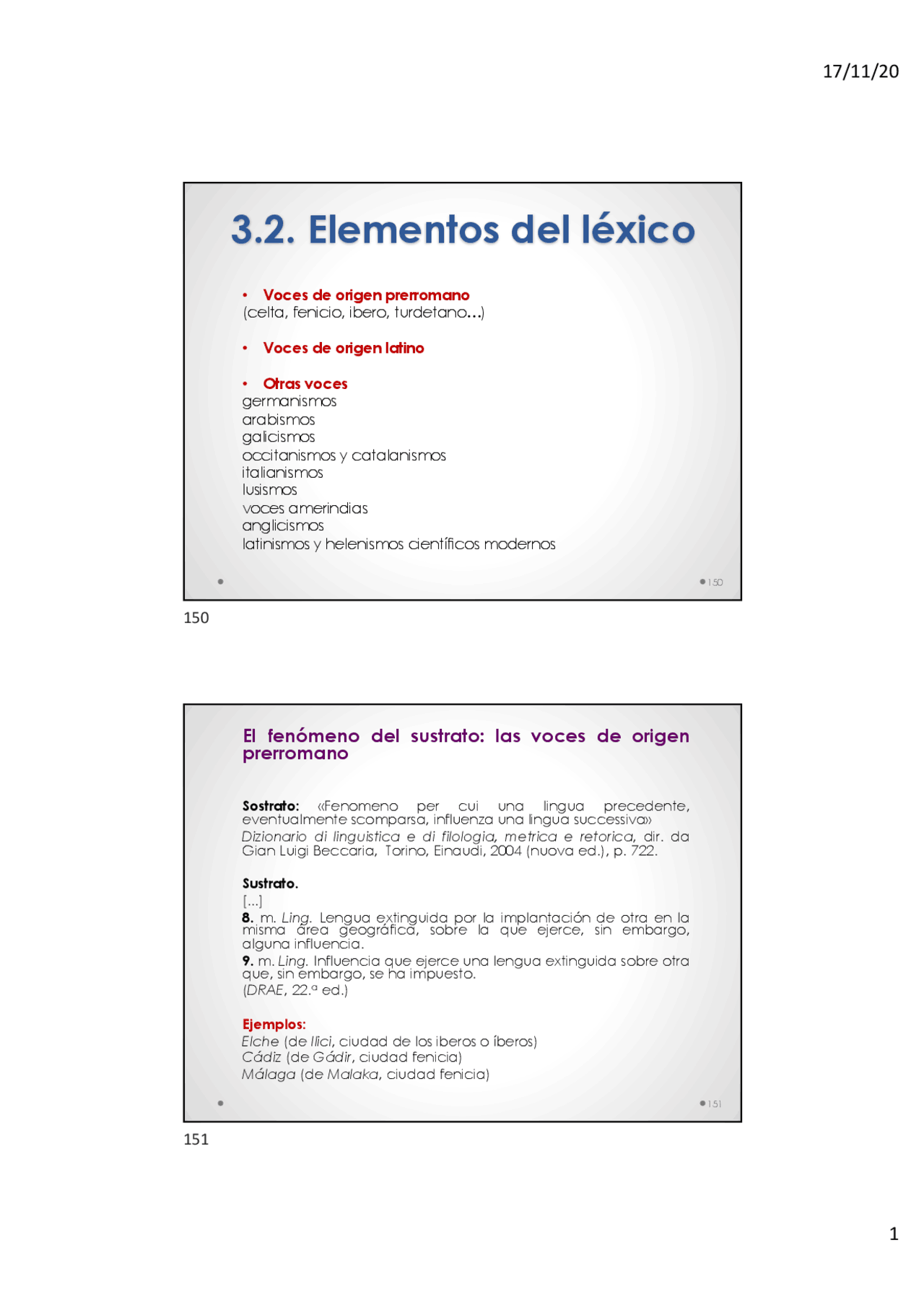 Slides Lingua Spagnola Uno Docsity