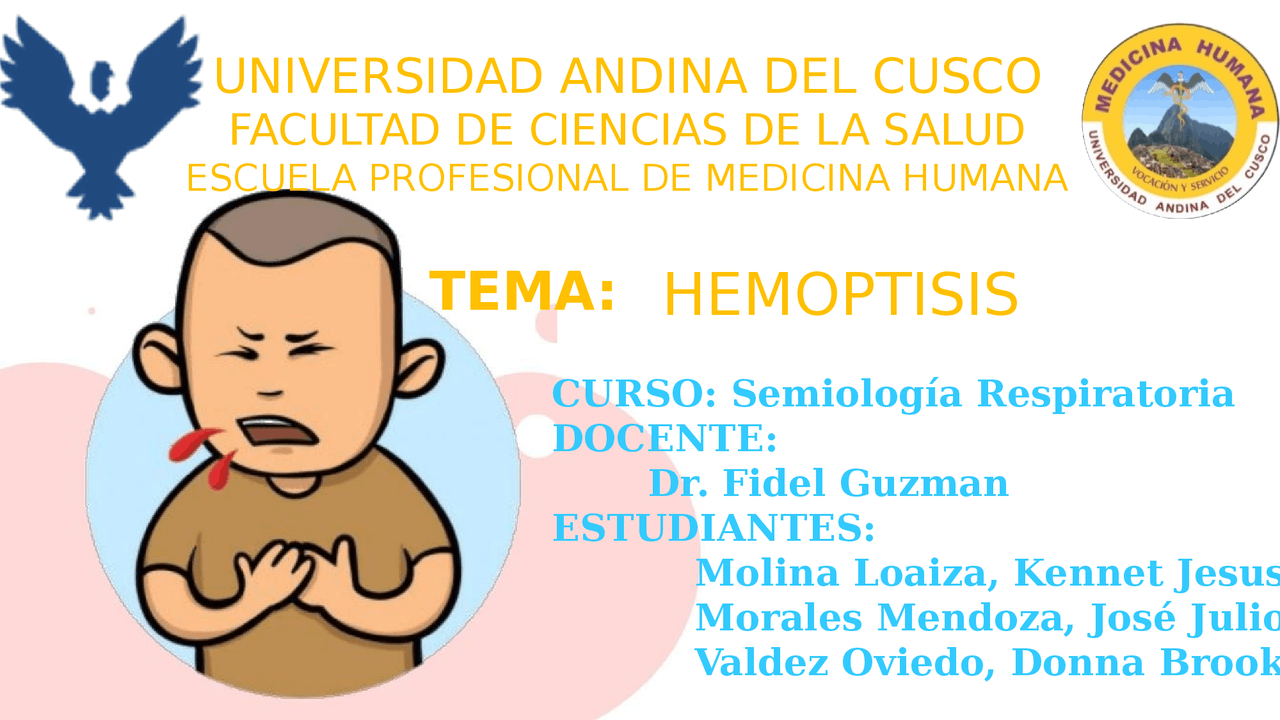 HEMOPTISIS-respiratorio - Docsity
