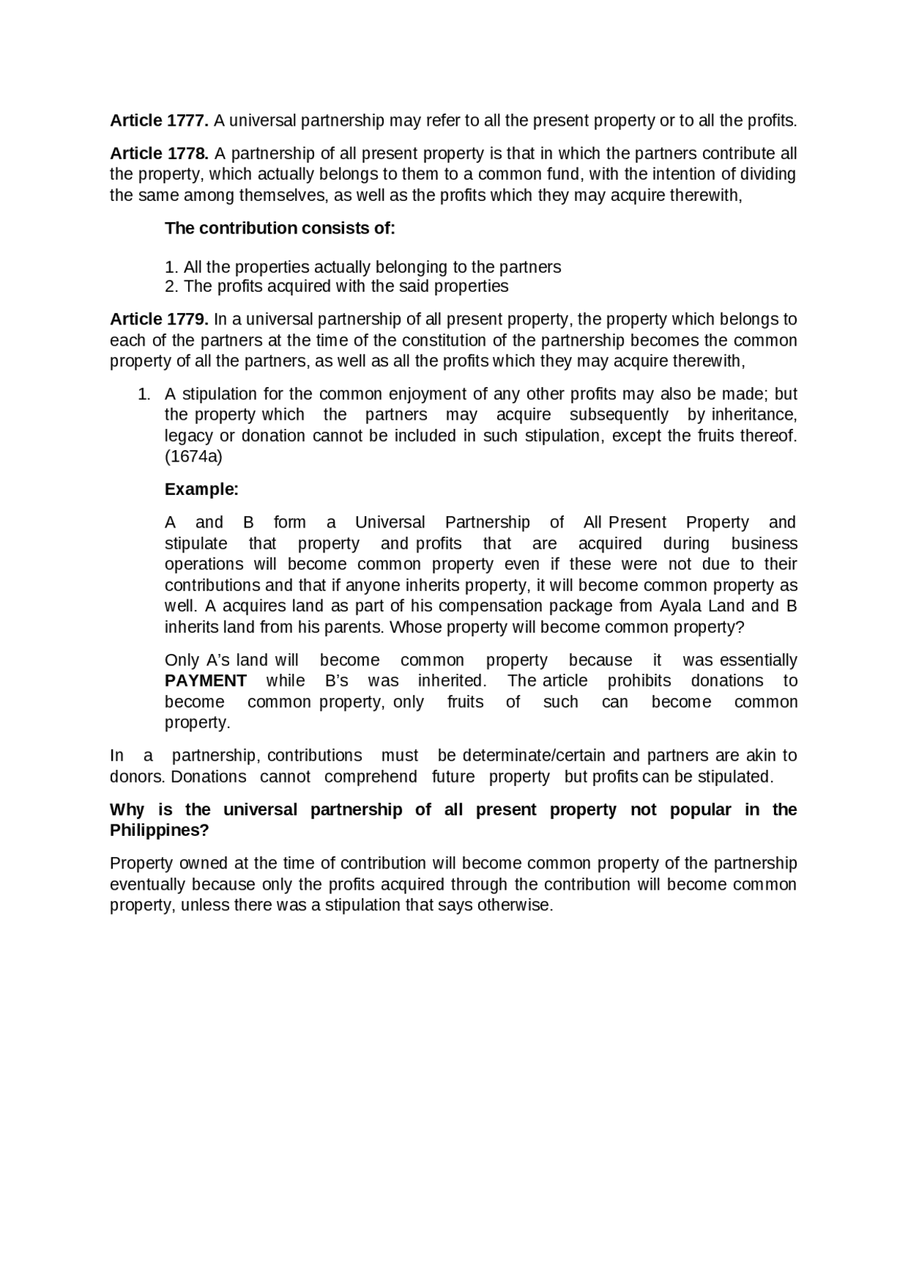 Business Law Random Notes - Docsity