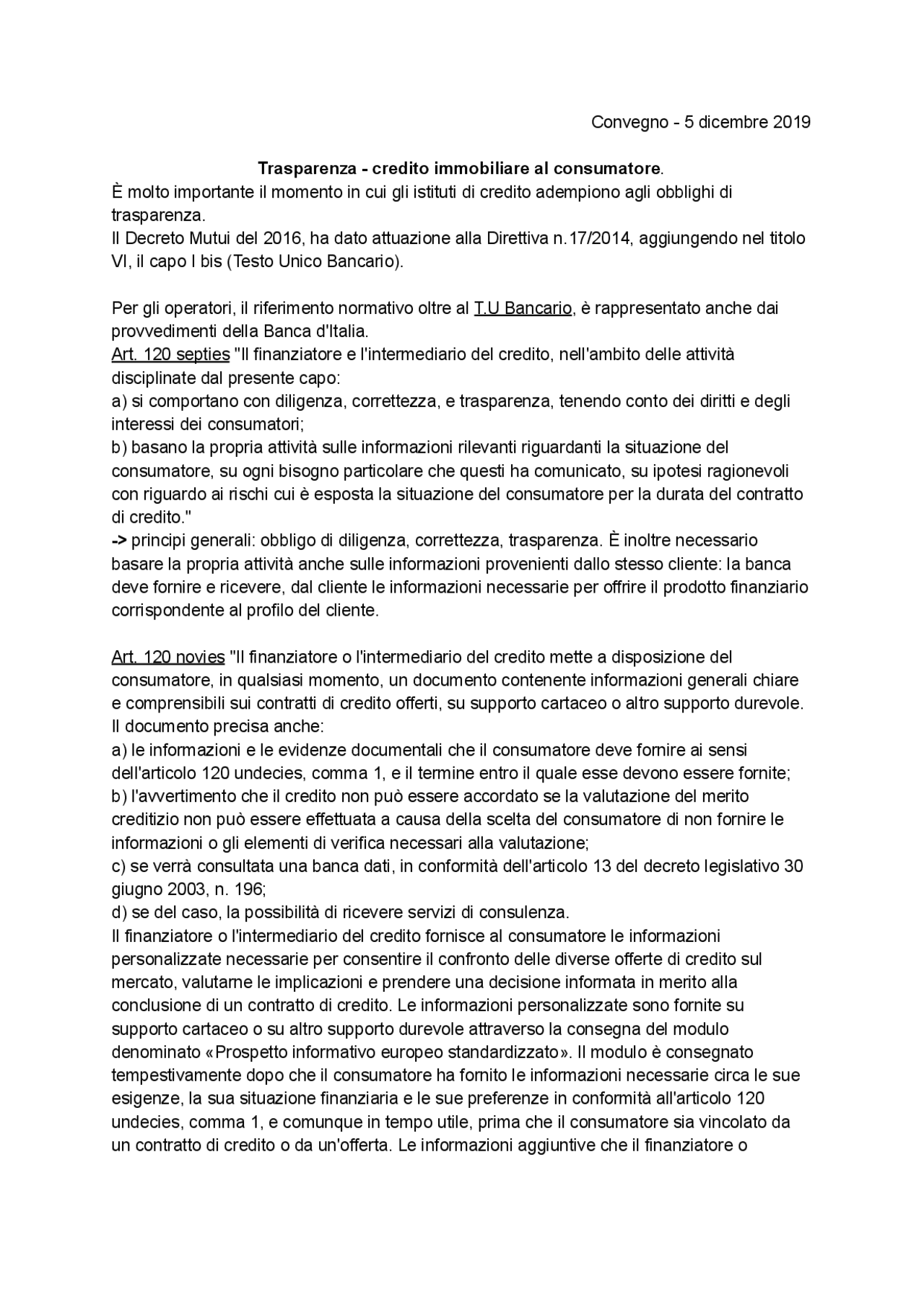 Convegno Mutuo Docsity