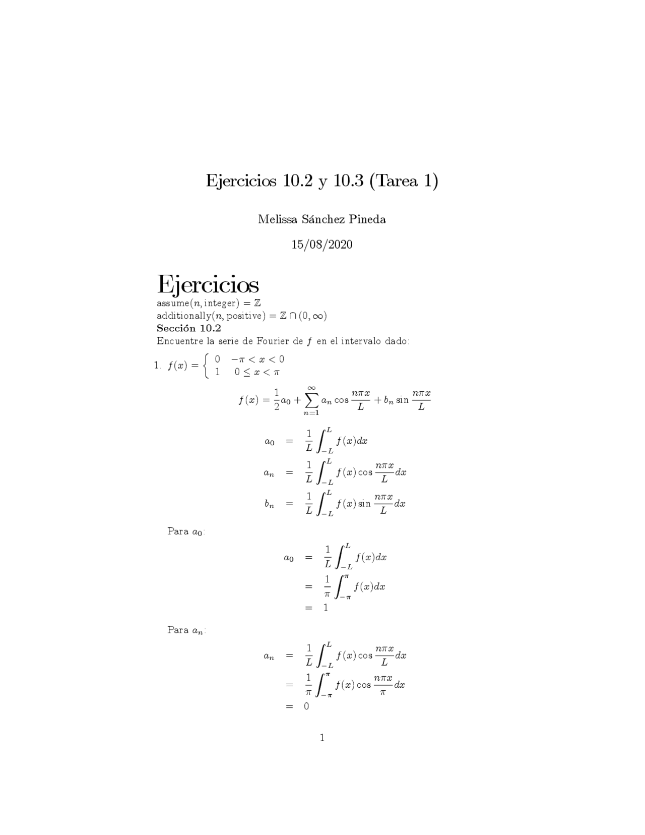 Ejercicios Métodos Matemáticos Docsity