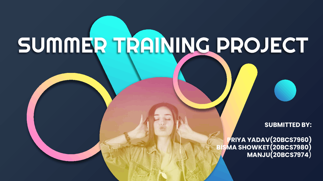 Ppt for presentation on online music website | Assignments Web Design and Development | Docsity