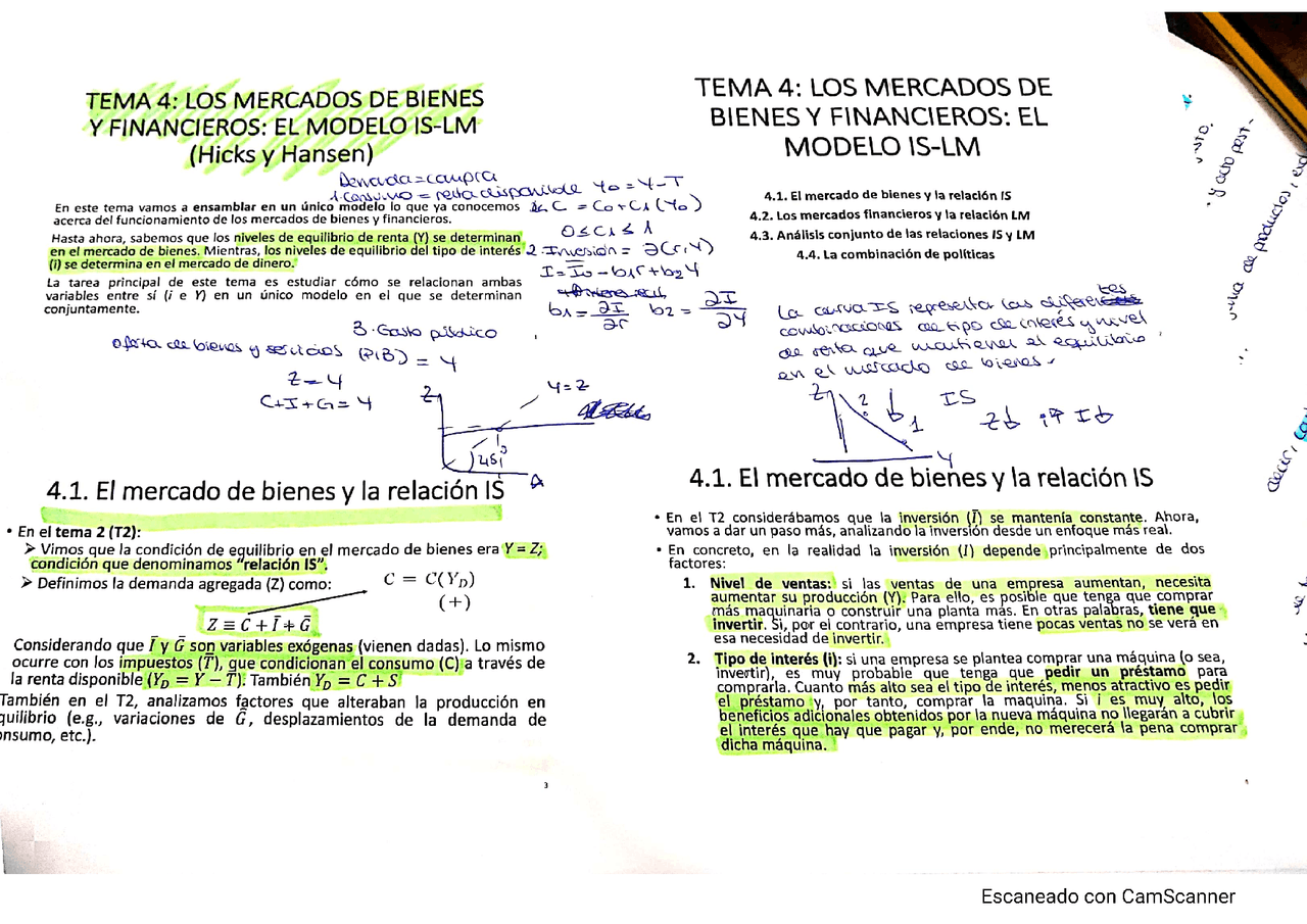 Apuntes De Macroeconomía Docsity