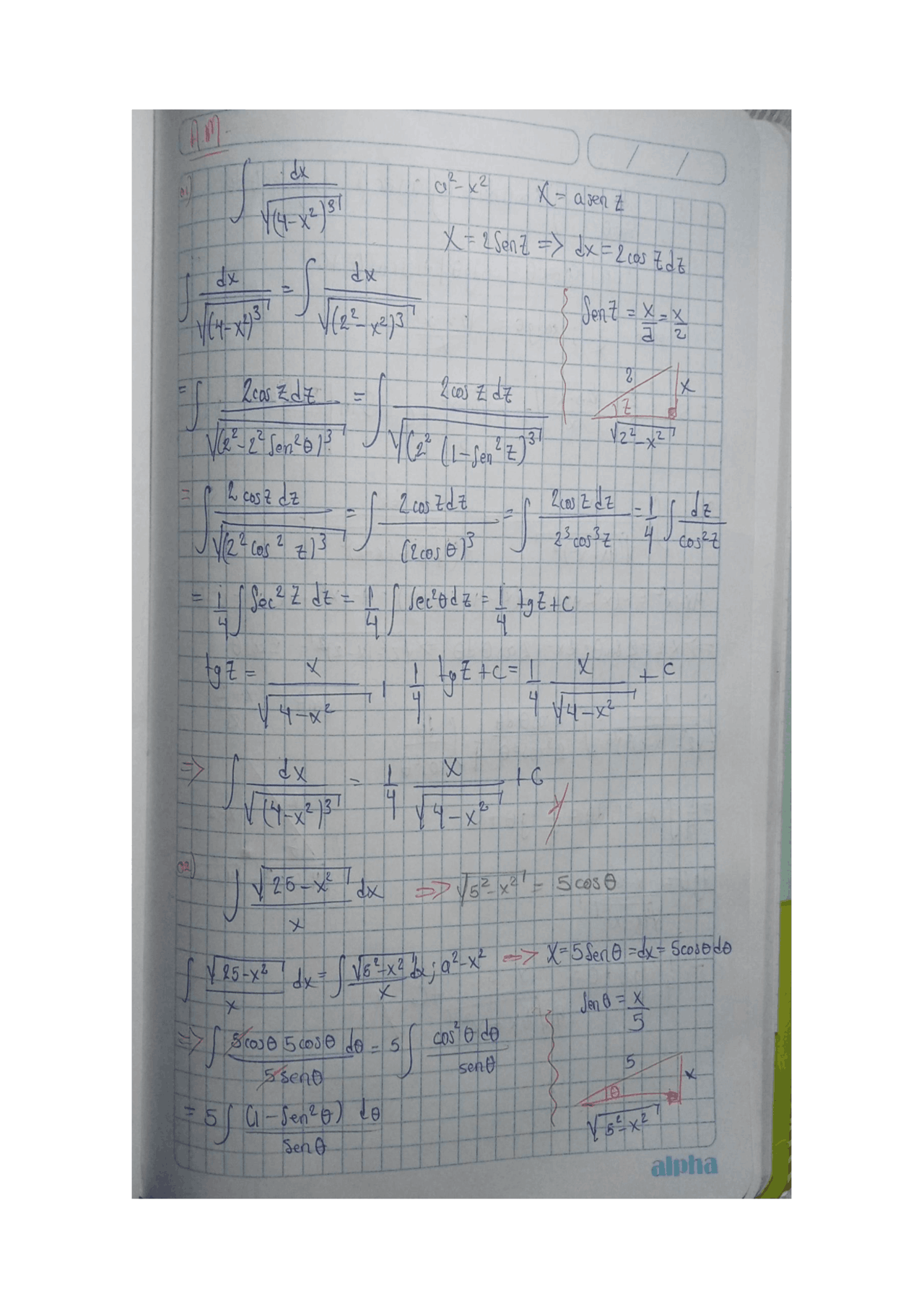 Ejercicios Resueltos De Integrales Ejercicios De Cálculo Docsity