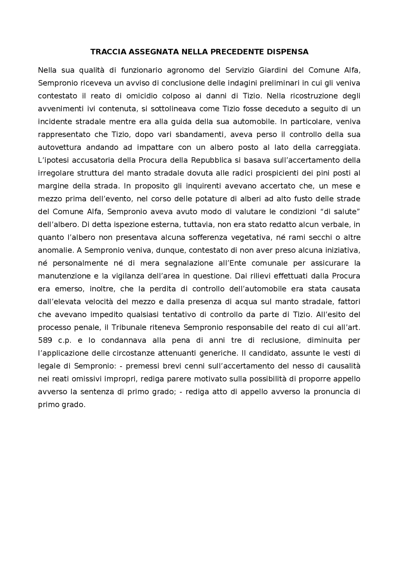 Diritto Penale Parte Generale Docsity