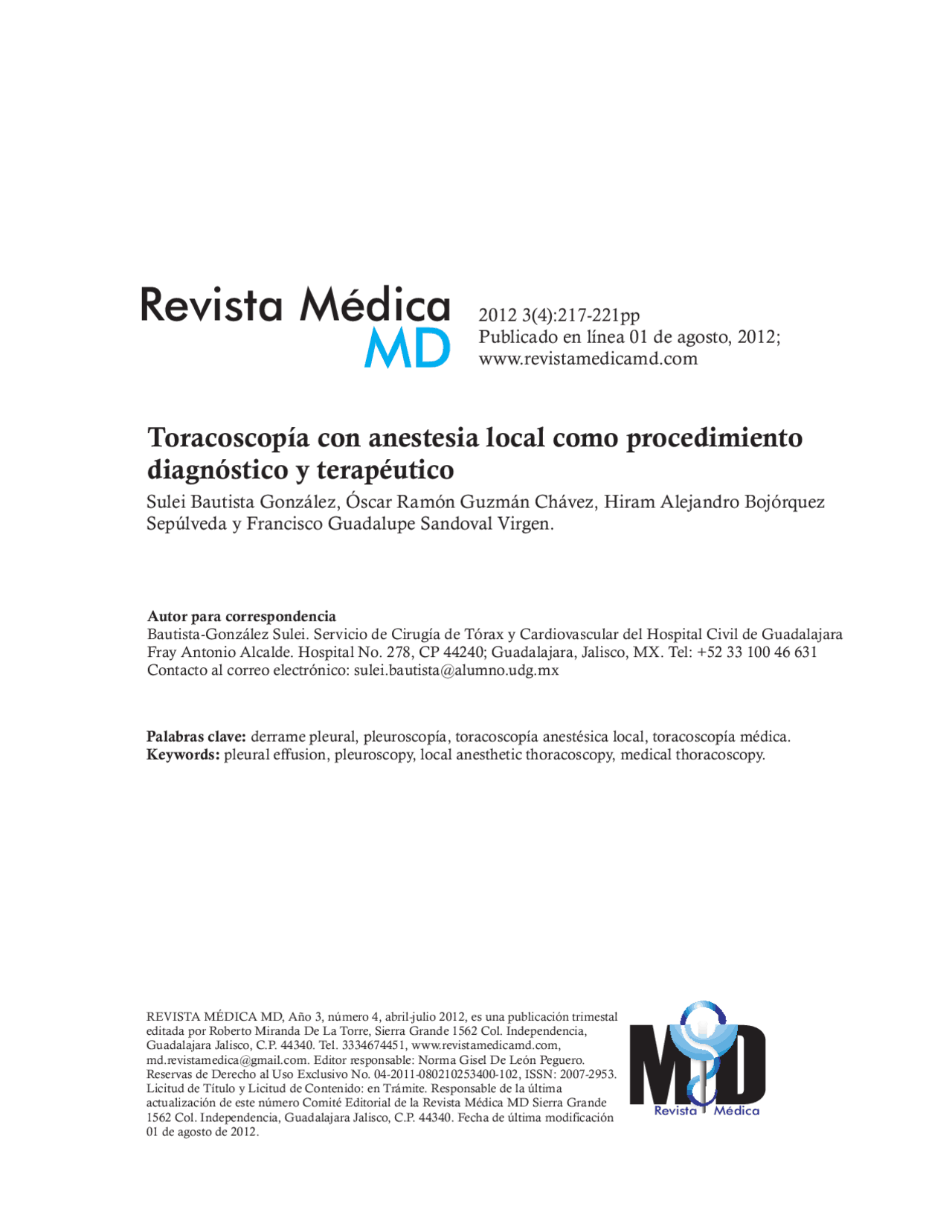 Toracoscopía: Técnica quirúrgica - Docsity