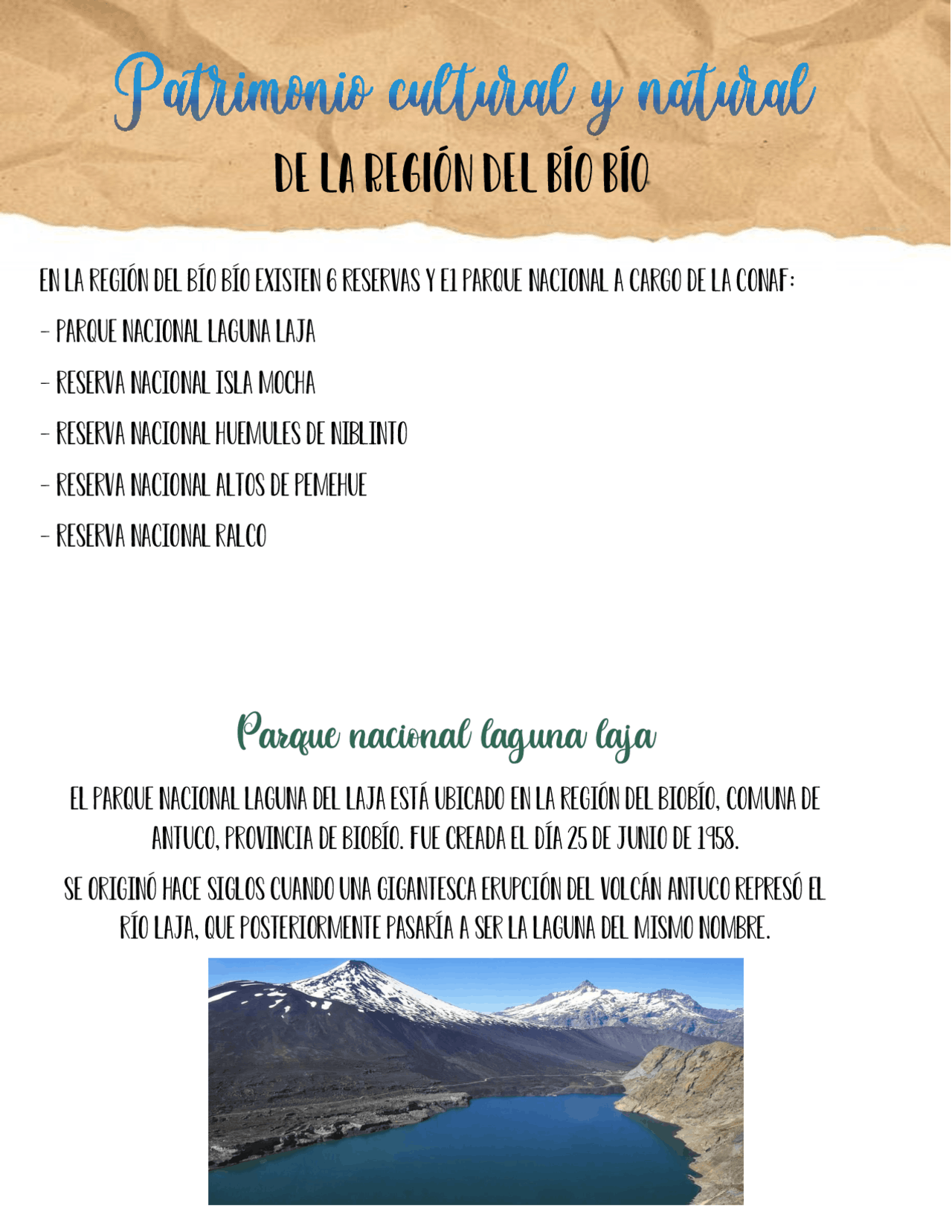 La región del bio bio - Docsity