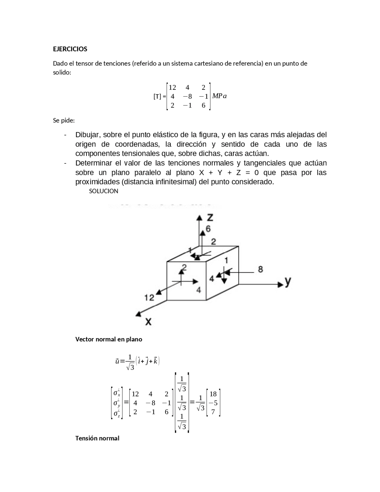 MOMENTO Y PRODUCTO DE INERCIA | Ejercicios de Estática | Docsity