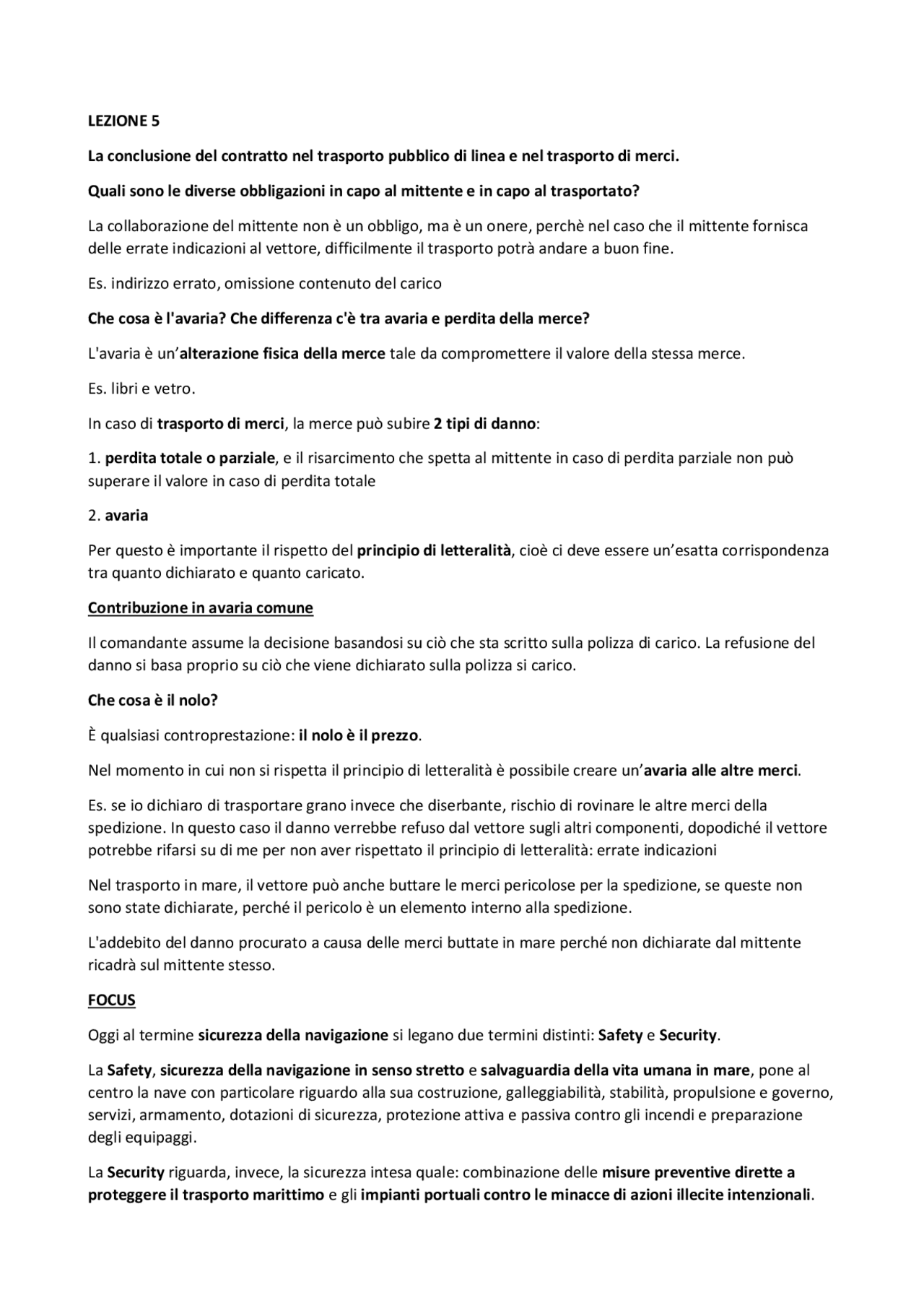 La conclusione del contratto nel trasporto pubblico di linea e nel ...