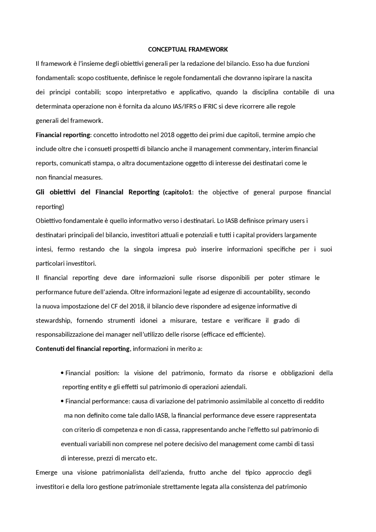 Conceptual Framework - Docsity