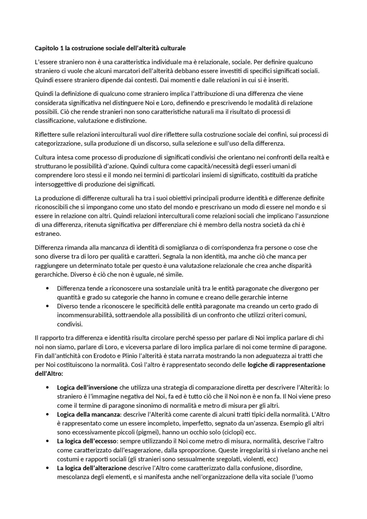 SOCIOLOGIA DELLE RELAZIONI INTERCULTURALI- Enzo Colombo - Docsity