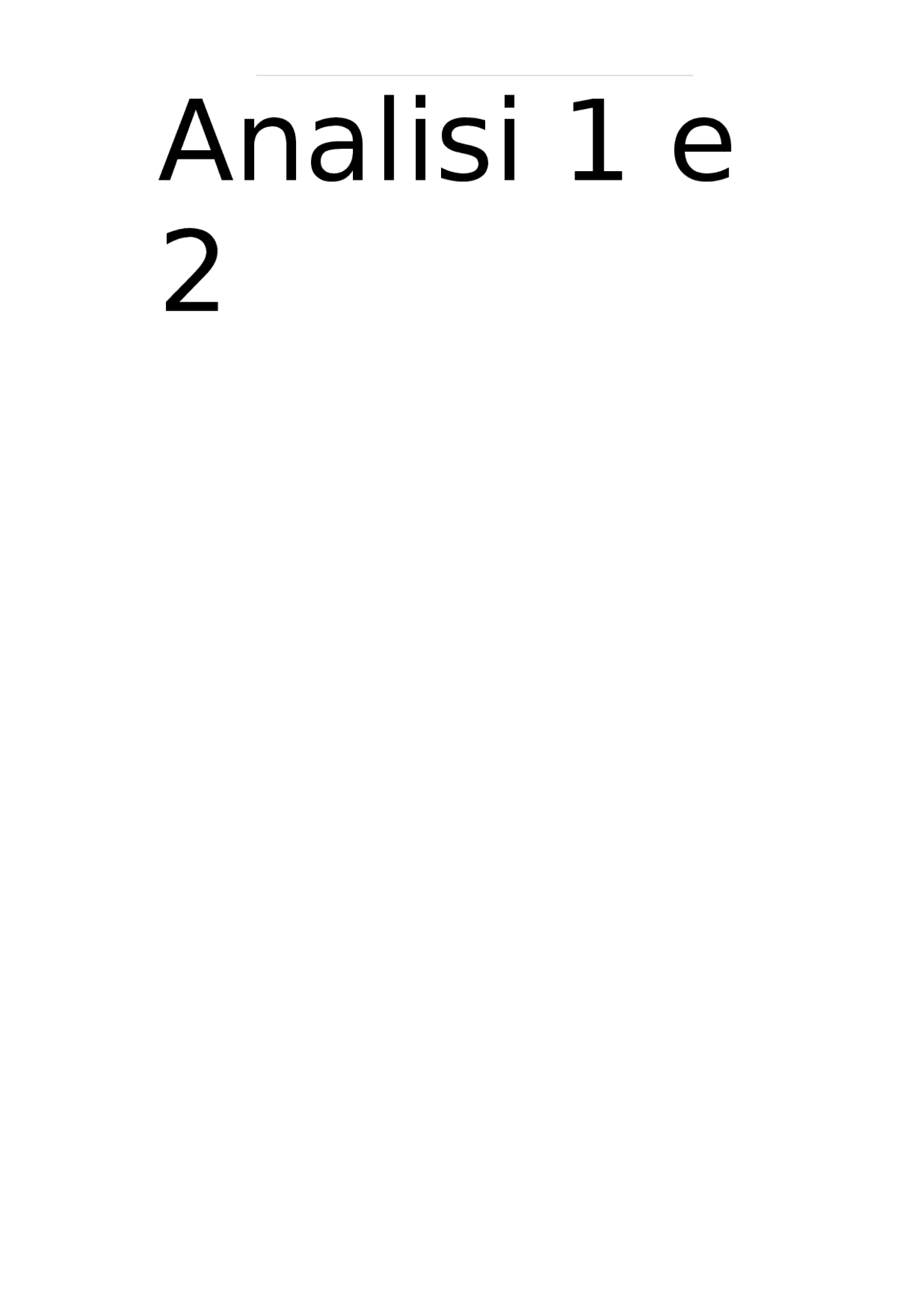 (Nuovo 2021) paniere Analisi 1 e 2 / Contiene più del 90% delle domande che si trovano all'esame ...