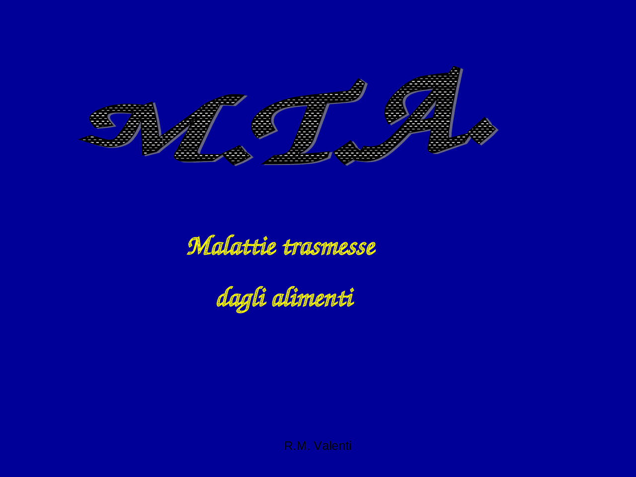 Malattie Trasmesse Dagli Alimenti Docsity