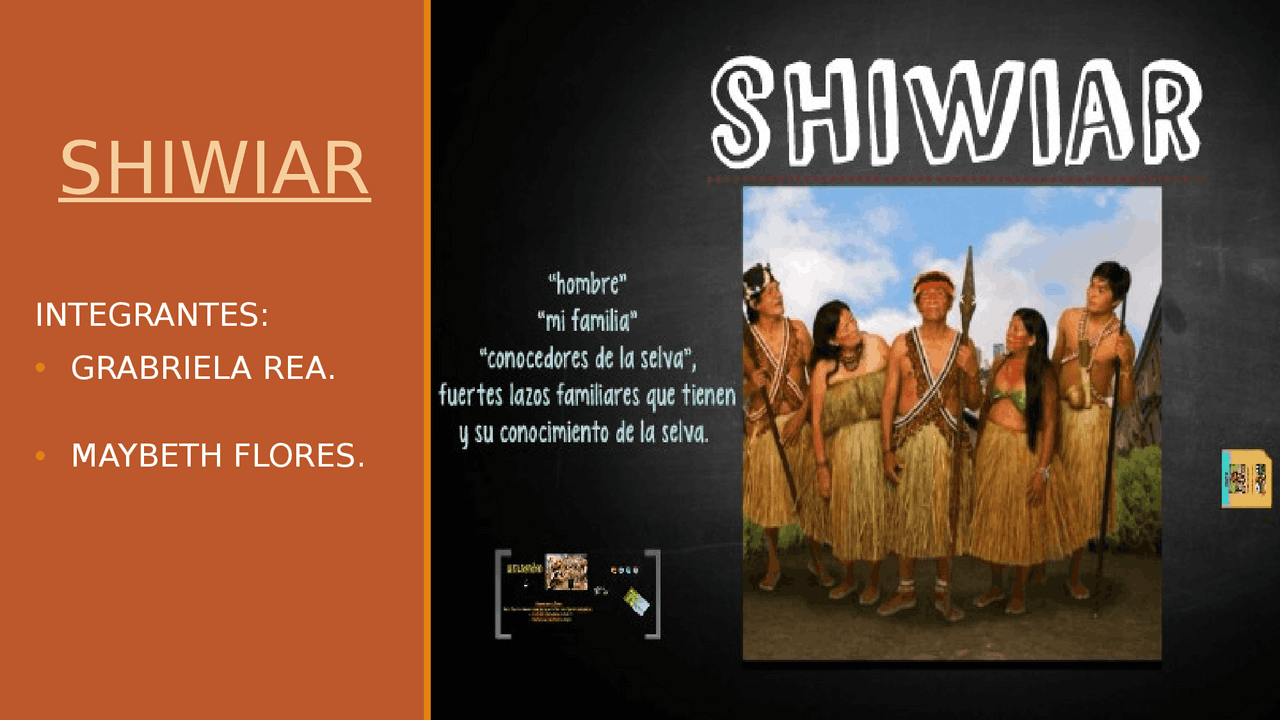 Nacionalidad Shiwiar - Docsity