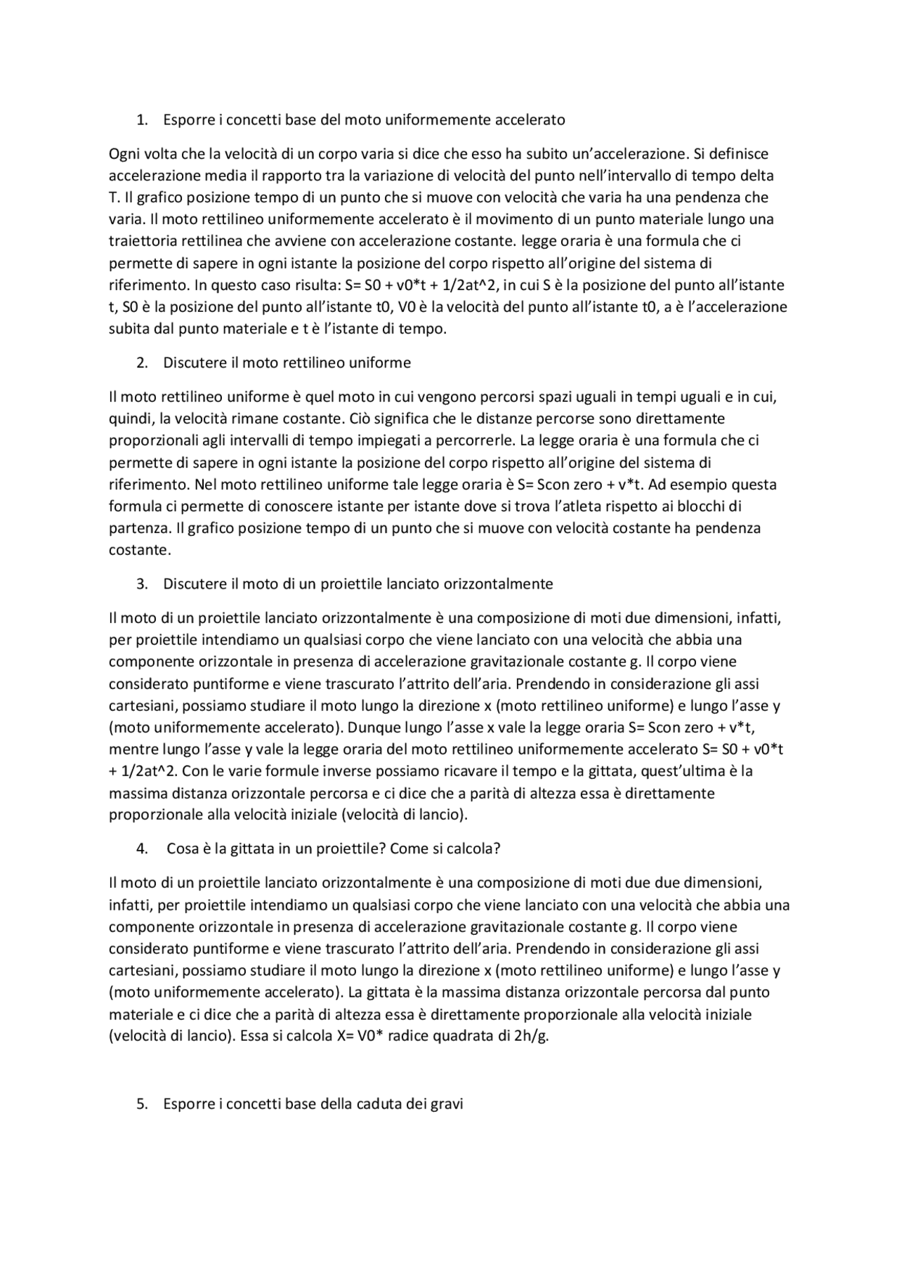 Paniere Aperte E Chiuse Biomeccanica Docsity