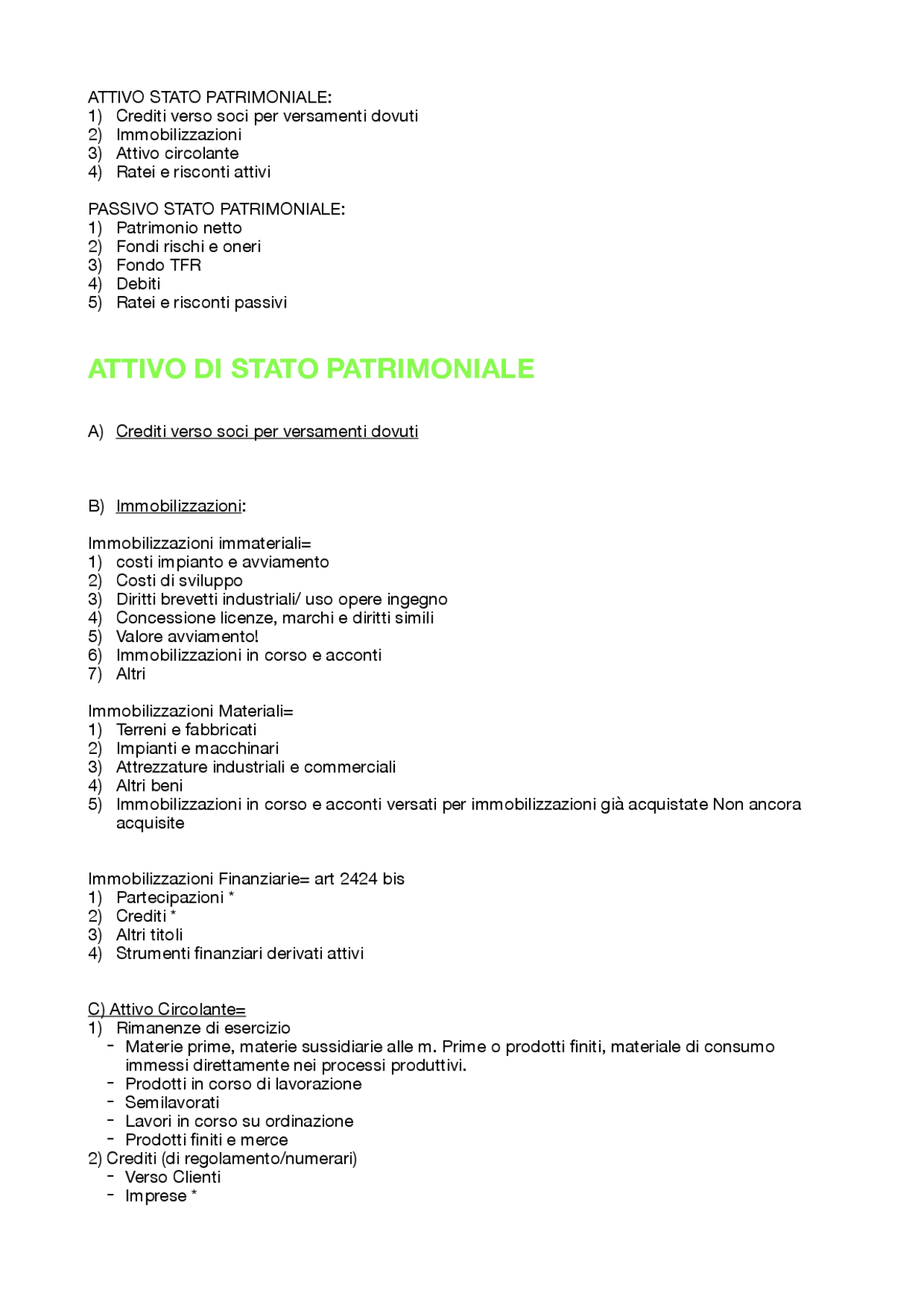 Bilanci Aziendali 2021 Docsity