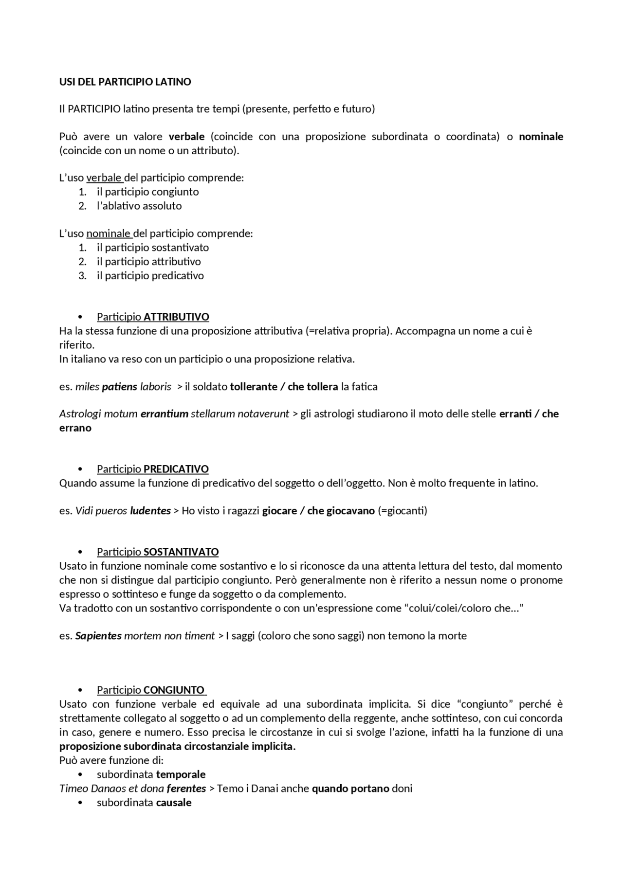 Riassunto Di Grammatica Docsity