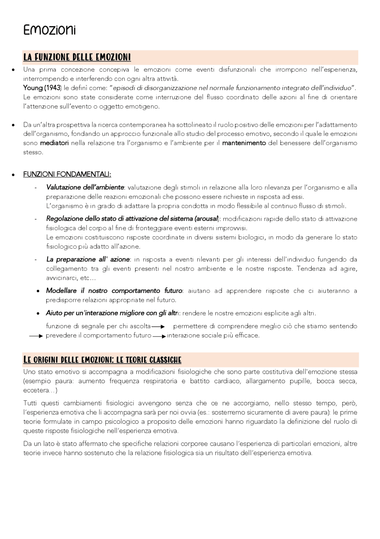 Psicologia Generale Manuale Completo Feldman Ciceri Amoretti Docsity
