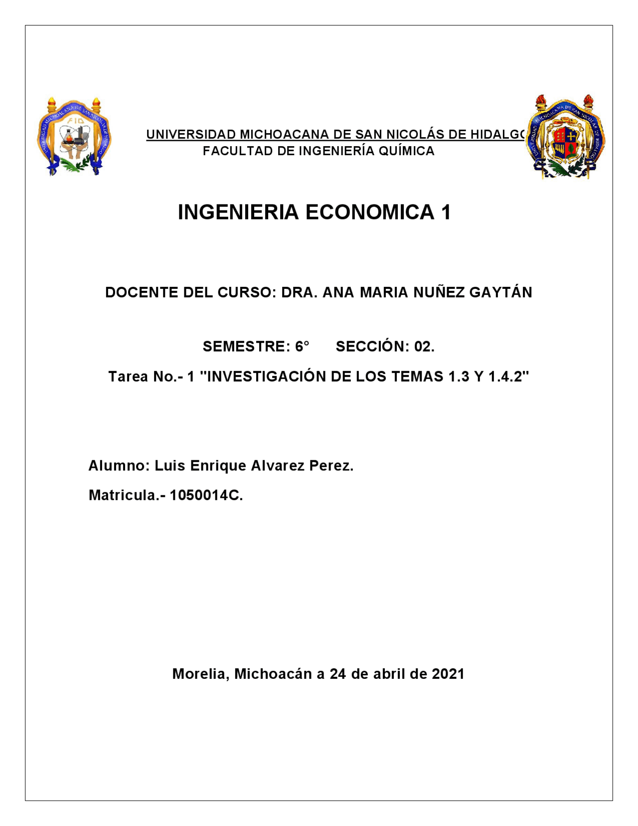 Ingeniería De Reactores Docsity
