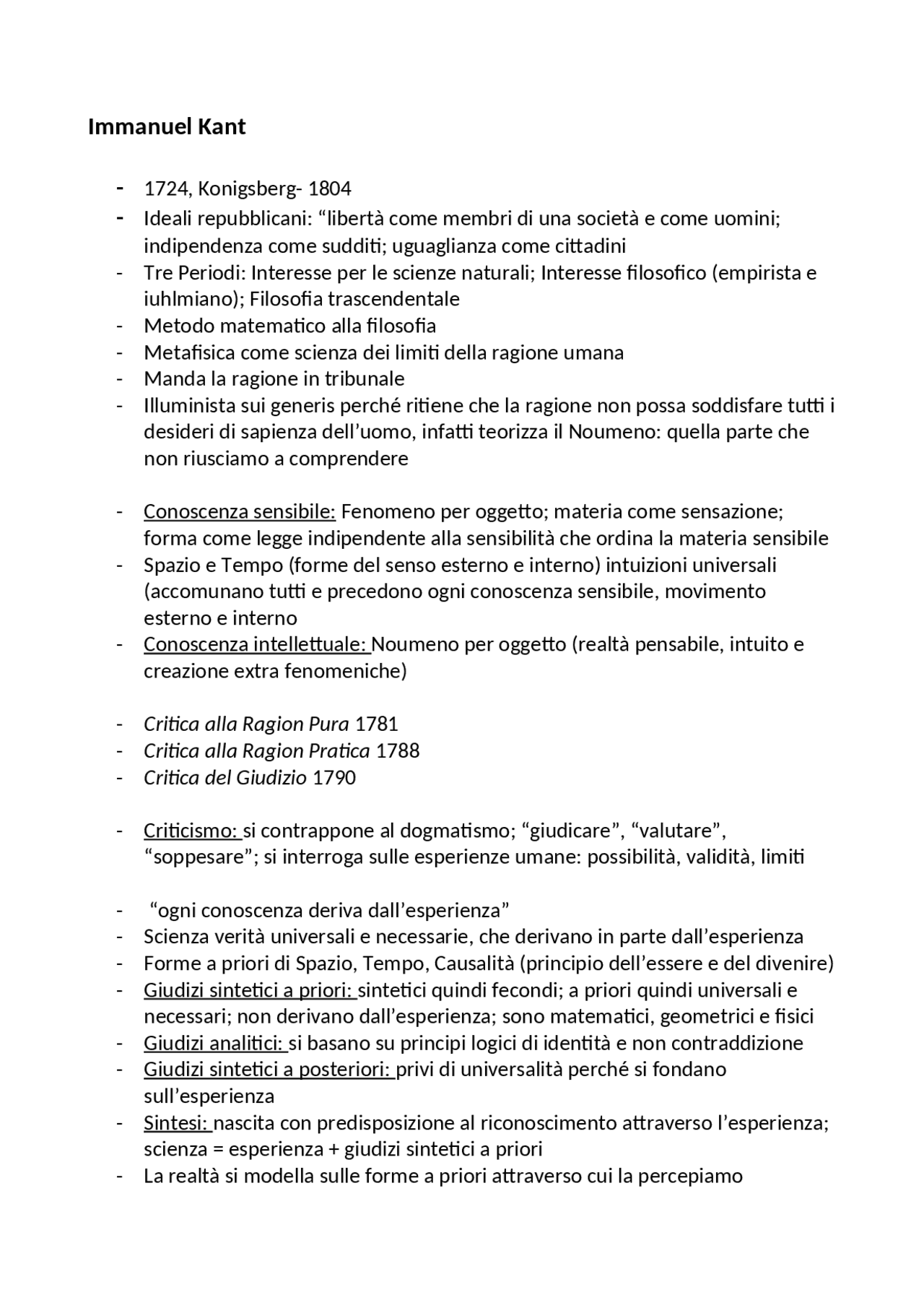 Programma Di Filosofia Del V Liceo Classico Docsity