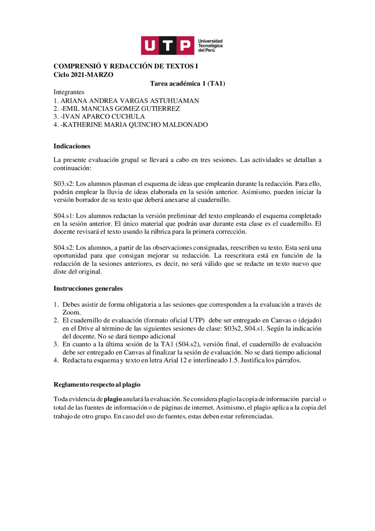 Compresión Y Redacción De Texto Ejercicios De Comunicación Docsity
