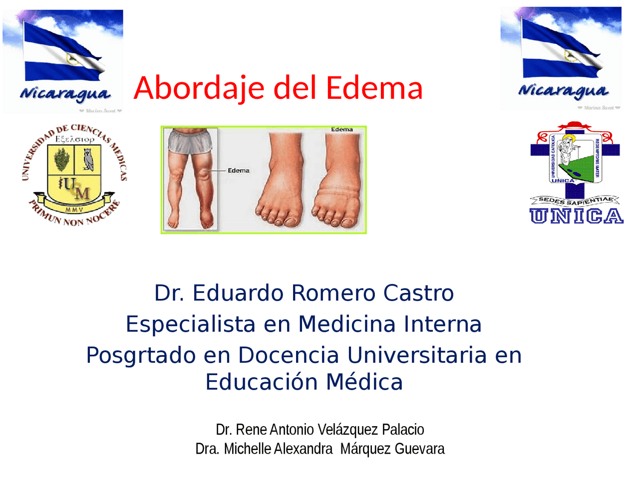 Abordaje clínico y diagnóstico del Edema para estudiantes de medicina ...
