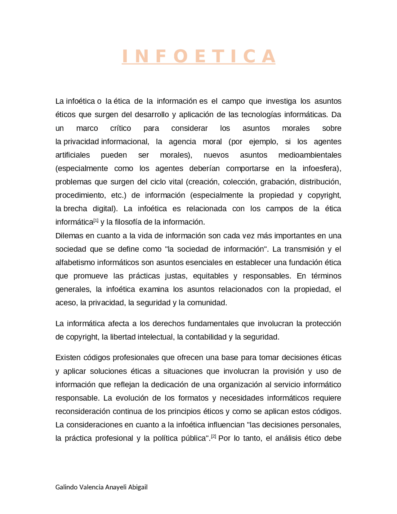 Información sobre temas de informática - Docsity