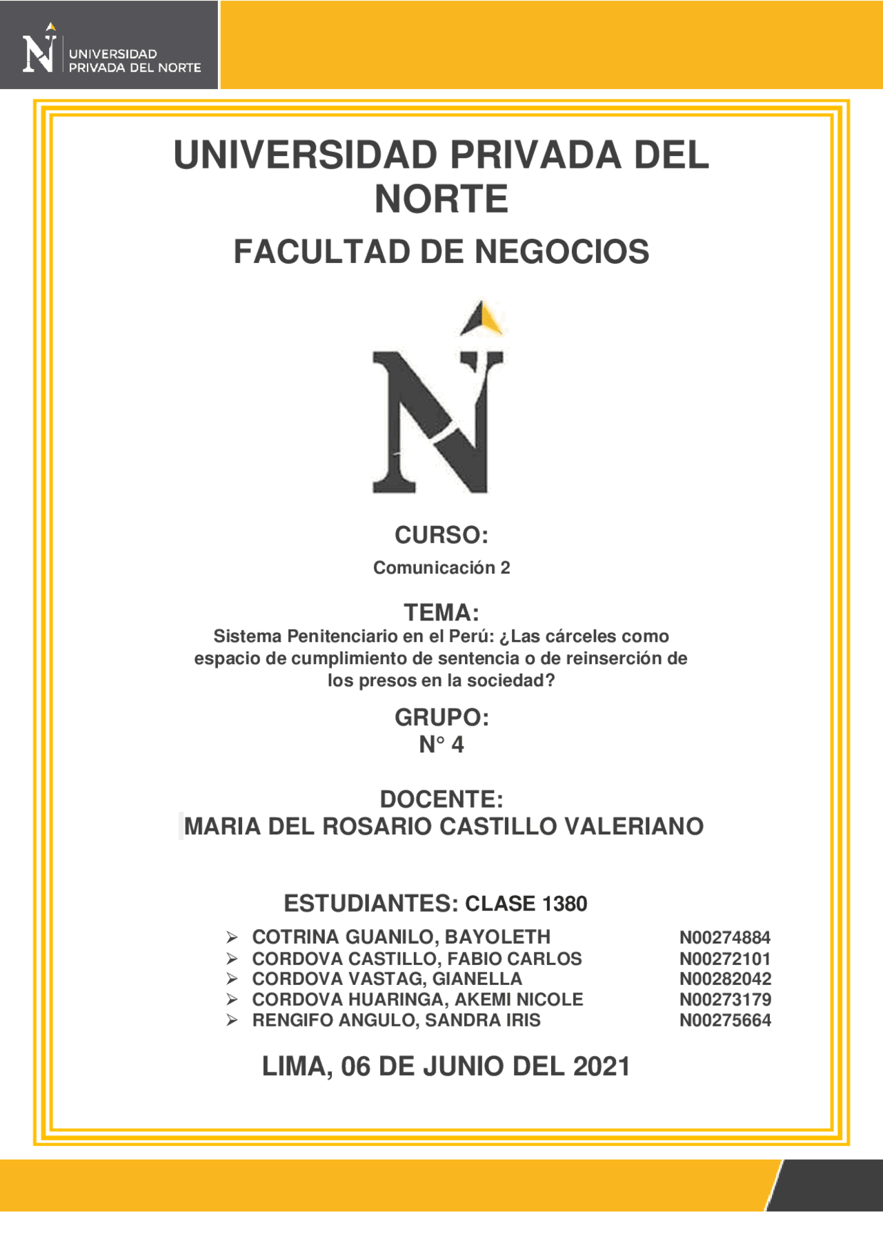 T3 Comunicacion 2 Upn Docsity