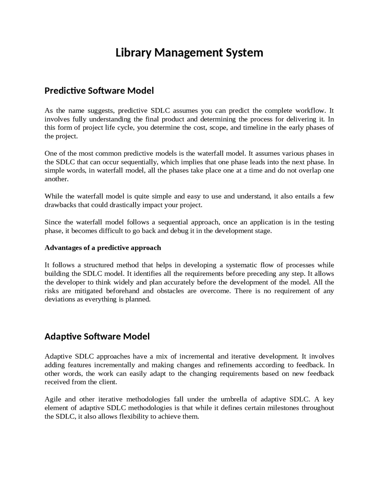 Software Developmen LifeCycle (library management System) | Study ...