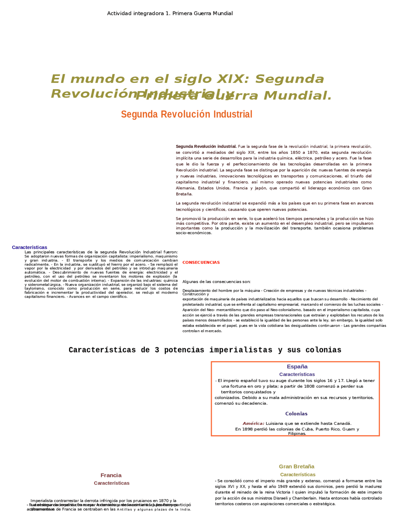 Actividad Integradora Apuntes De Matemáticas Docsity
