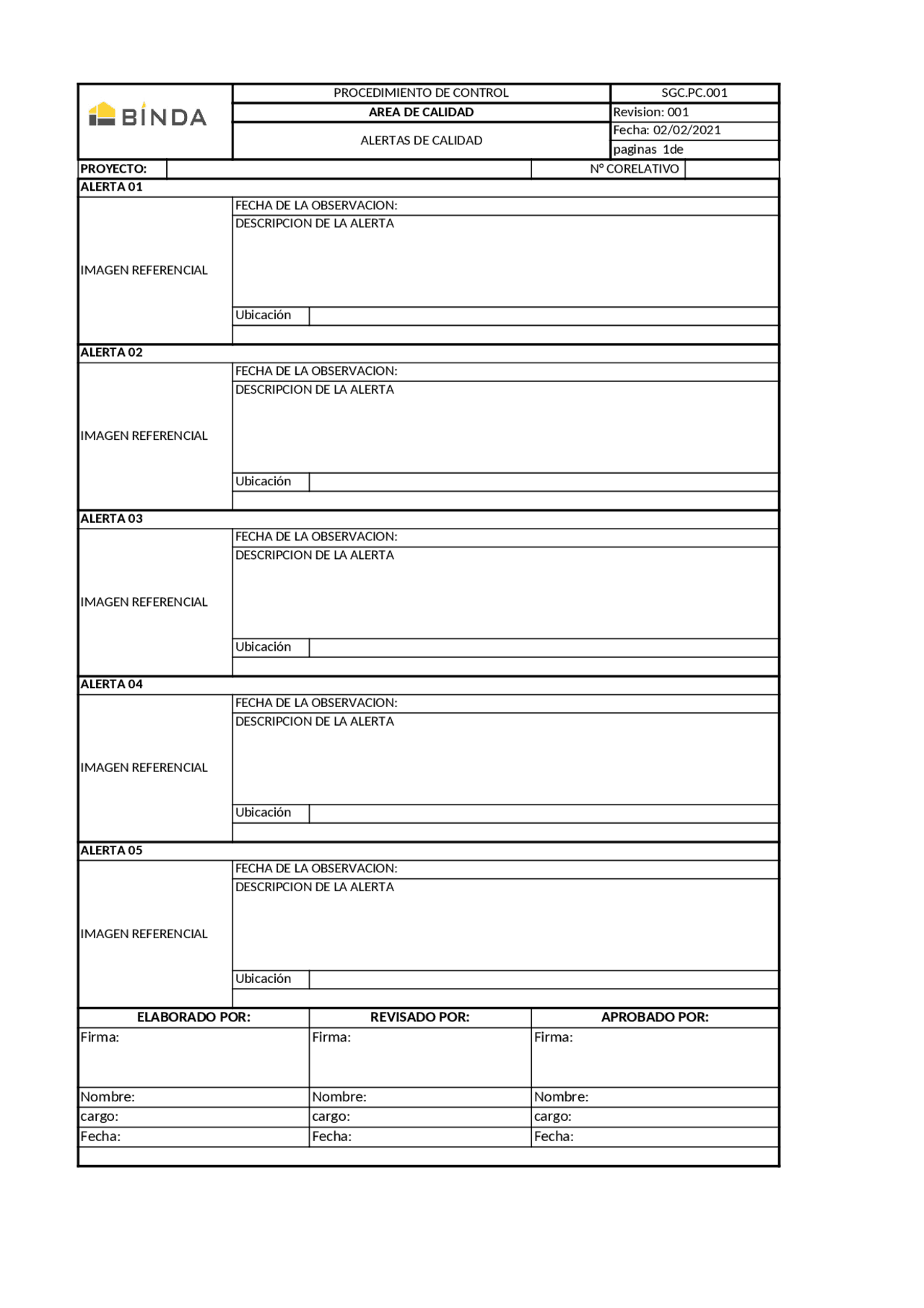 ALERTA DE CALIDAD EN EDIFICACIONES | Ejercicios de Gestión de la ...