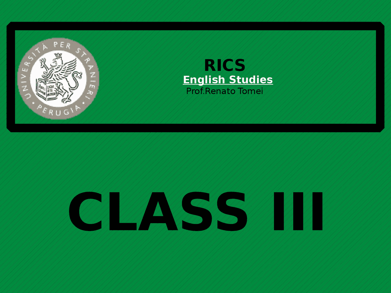Slides Slide Di Lingua Inglese Docsity
