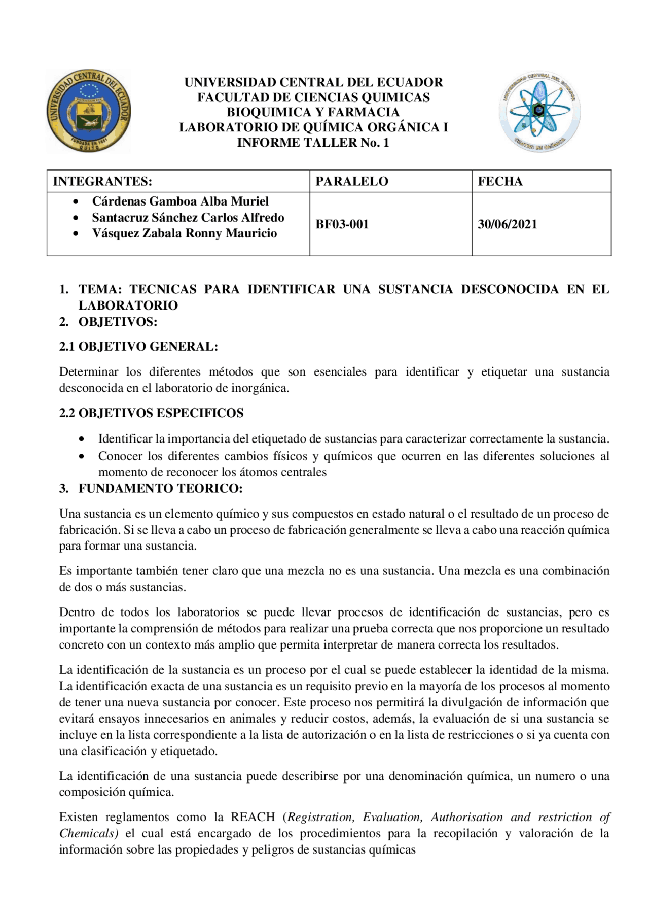 Como Reconocer Una Sustancia Desconocida En El Laboratorio Guías