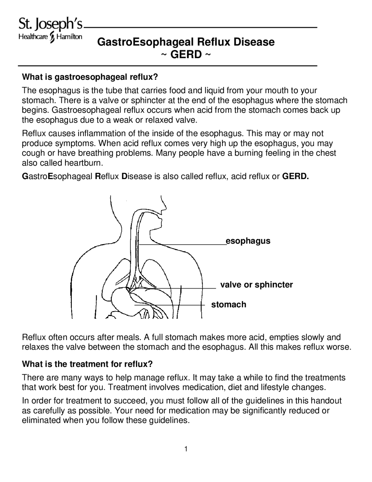 Notes about GERD that will help you understand the subject involved ...