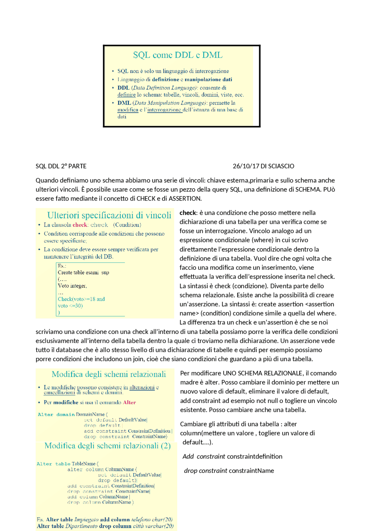 Lez3 Sistemi Informativi Sql Docsity