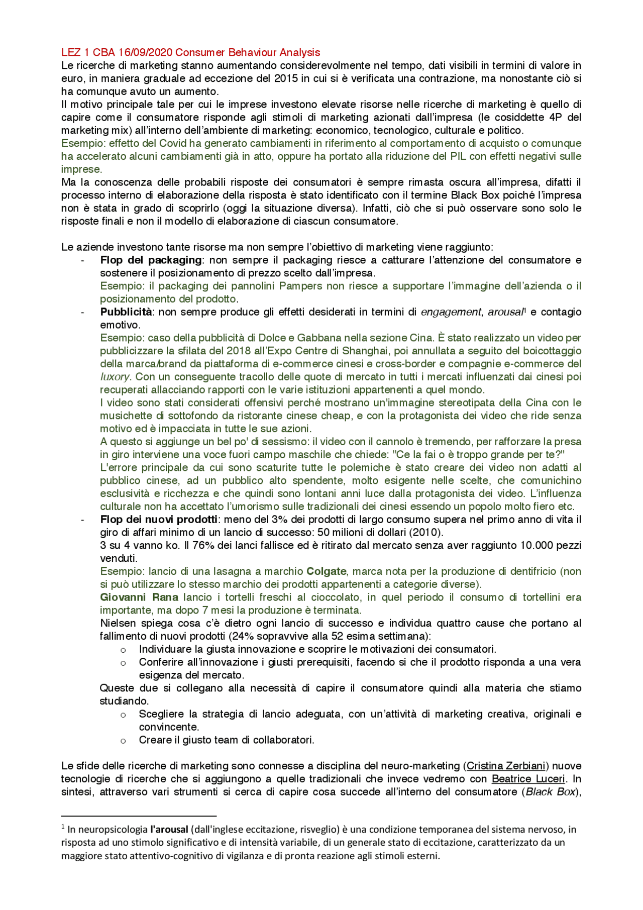Consumer Behaviour Analysis E Neuroshopping Docsity